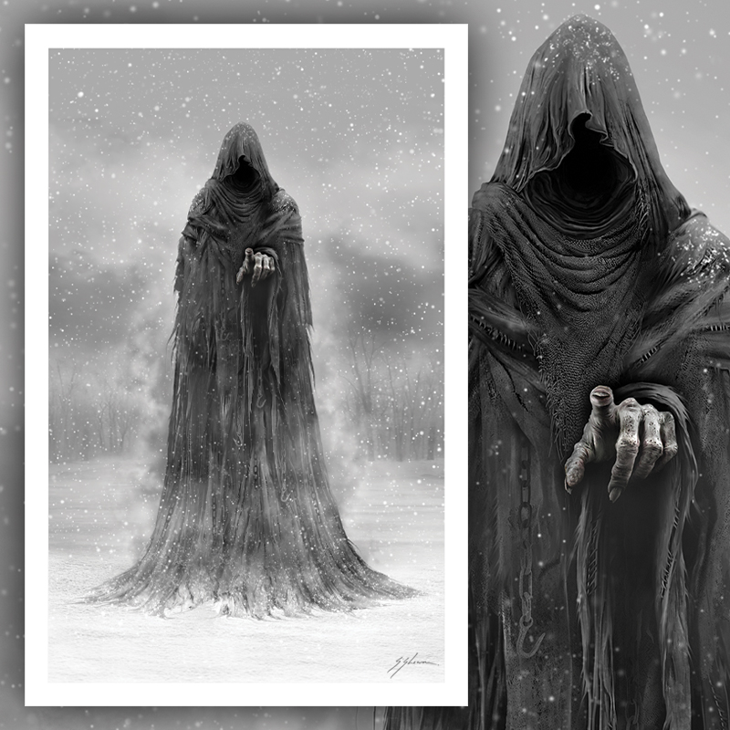 BRITISH DARK ARTIST MISTER SAM SHEARON BRINGS HORROR HOME FOR THE ...