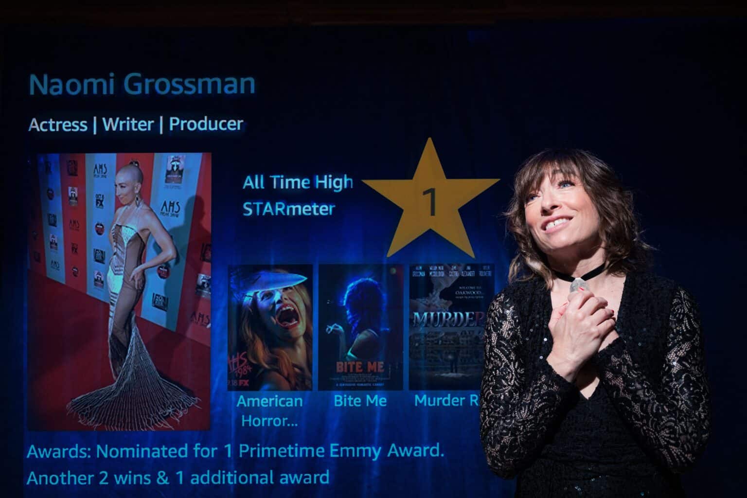 Theater Review Ahss Naomi Grossman Hustles In American Whore Story Rue Morgue