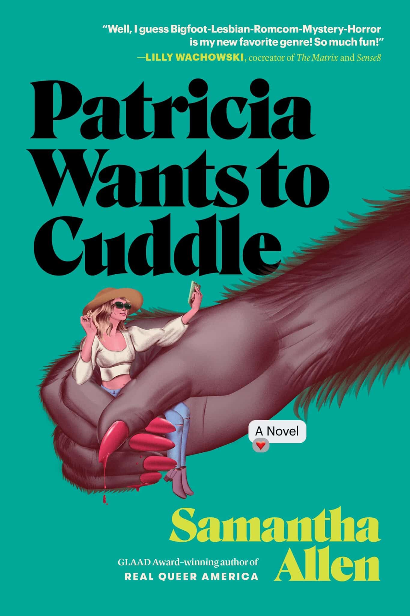 Horror/comedy novel “PATRICIA WANTS TO CUDDLE,” about a reality show gone bad, is coming to the ...